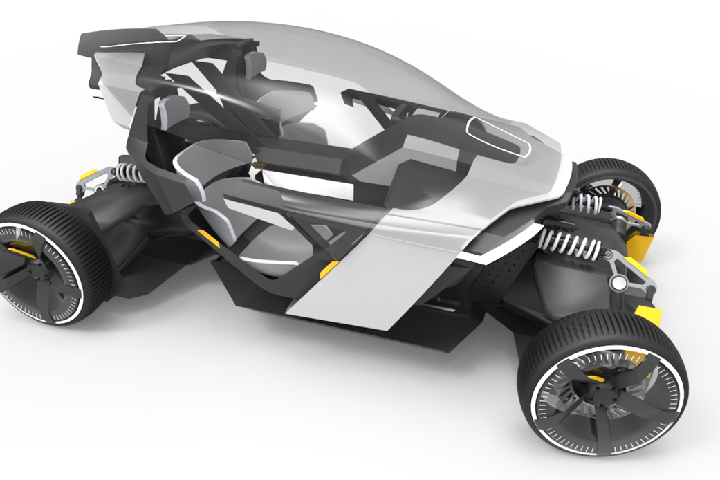 Emerge Concept Car – Studie eines Leichtbaufahrzeugs als Demonstrator ...
